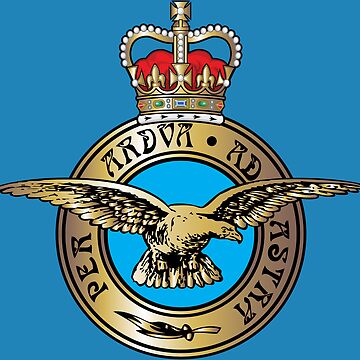 "RAF coat of arms" Sticker by MidniteTraffic | Redbubble