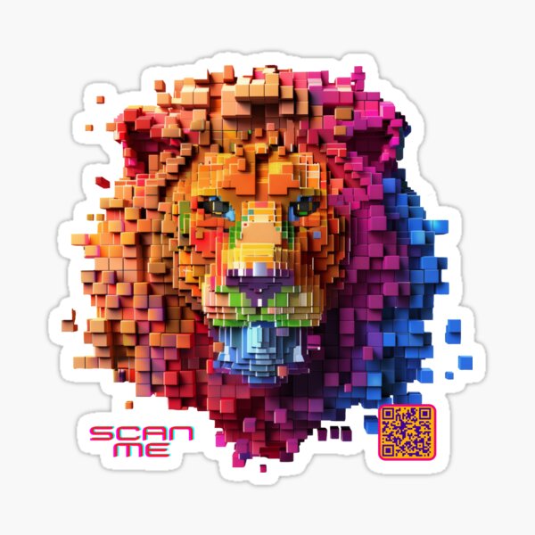 " Interactive Leo collection with Augmented Reality" Sticker for Sale ...