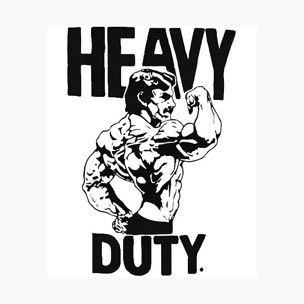 "Mike Mentzer Heavy Duty Logo" Photographic Print for Sale by ...