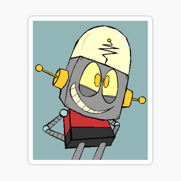 "Robot Jones" Sticker by vazaez- | Redbubble