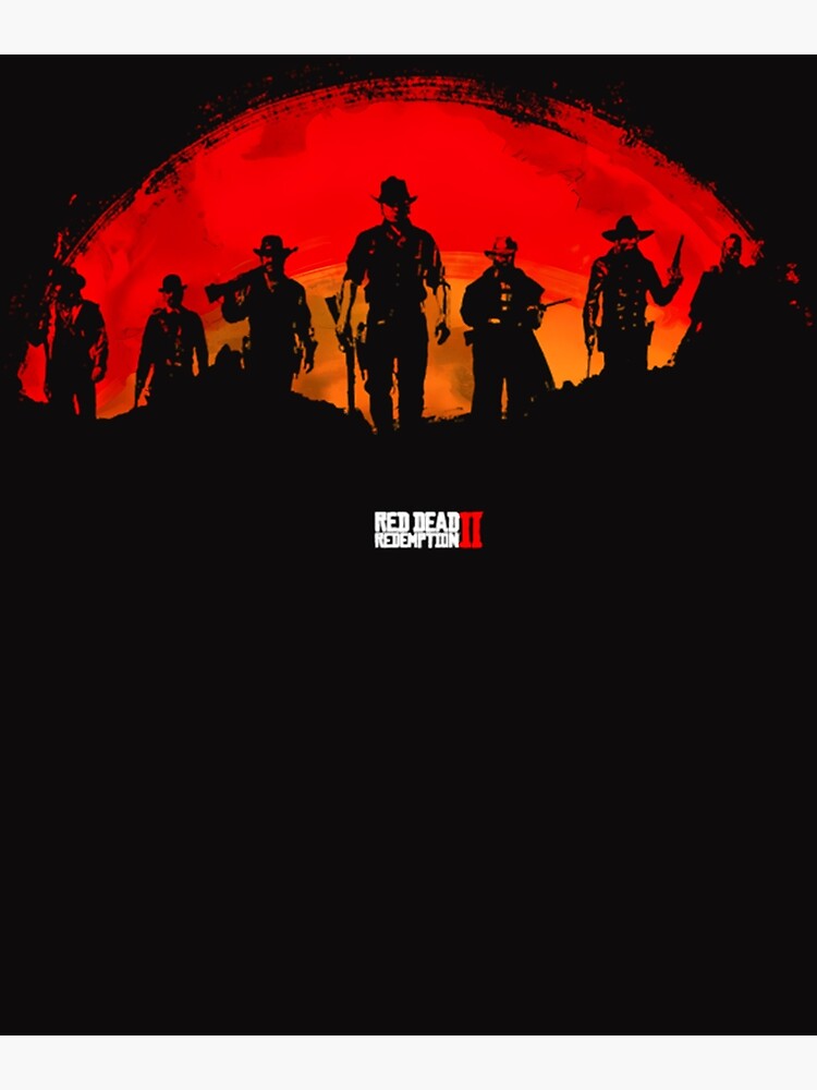 " Black Rdr2 " Poster for Sale by Christopher77v | Redbubble
