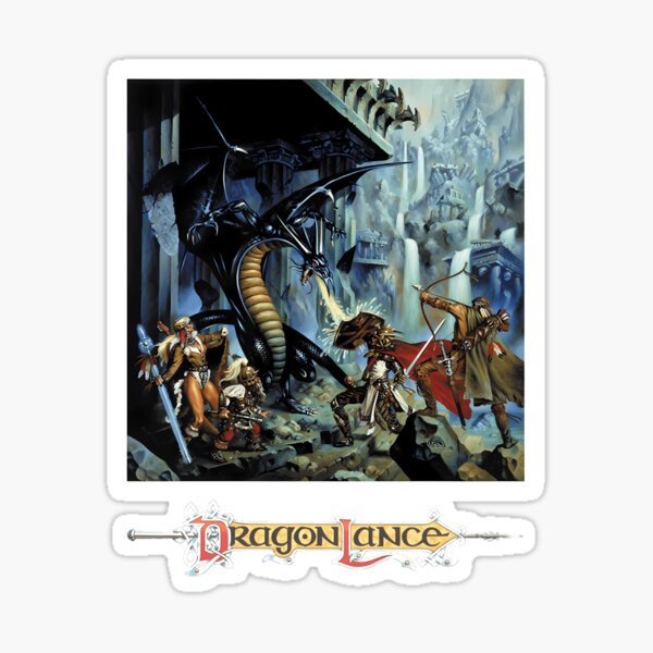 "Dragonlance Advanced Dungeons Ampamp Dragons Of Despair" Sticker for ...