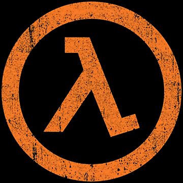 "Half Life Lambda Symbol" Sticker for Sale by AnoukHamon | Redbubble