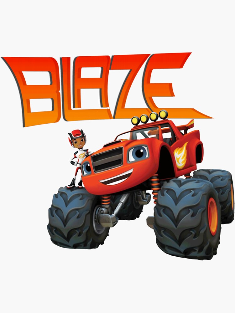 "BLAZE BLAZE AND THE MONSTER MACHINES " Sticker for Sale by NedraGran ...