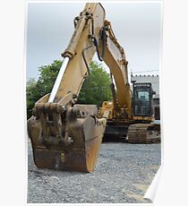 Excavator Posters | Redbubble
