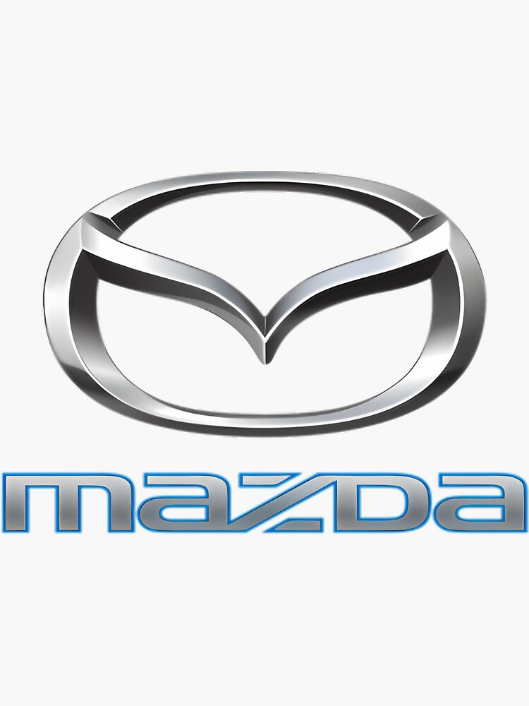 "Mazda Logo" Sticker for Sale by KonstanzeJohn | Redbubble