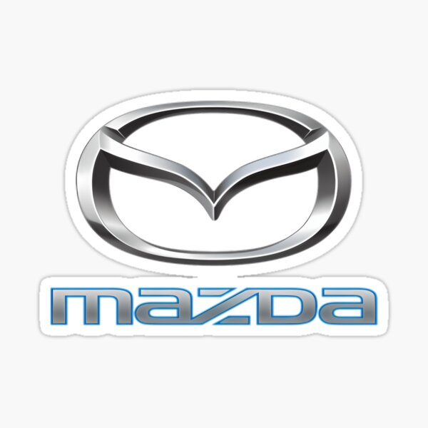 "Mazda Logo" Sticker for Sale by KonstanzeJohn | Redbubble