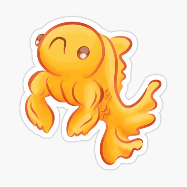 "Buff Fish" Sticker for Sale by Mae-Shark | Redbubble