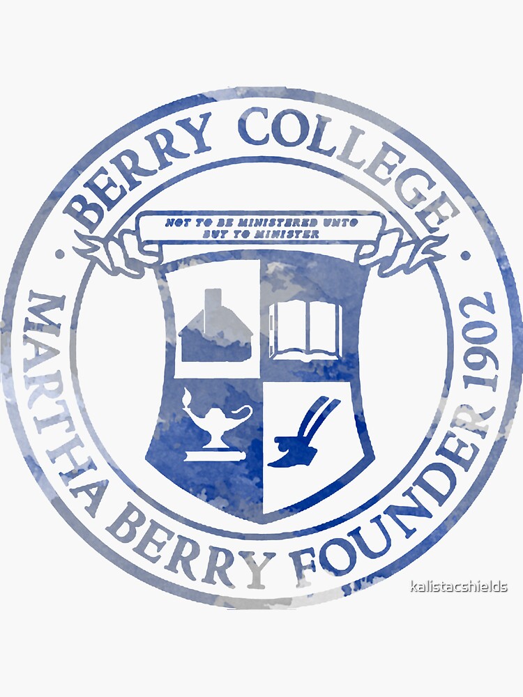 "berry watercolor crest" Sticker for Sale by kalistacshields | Redbubble