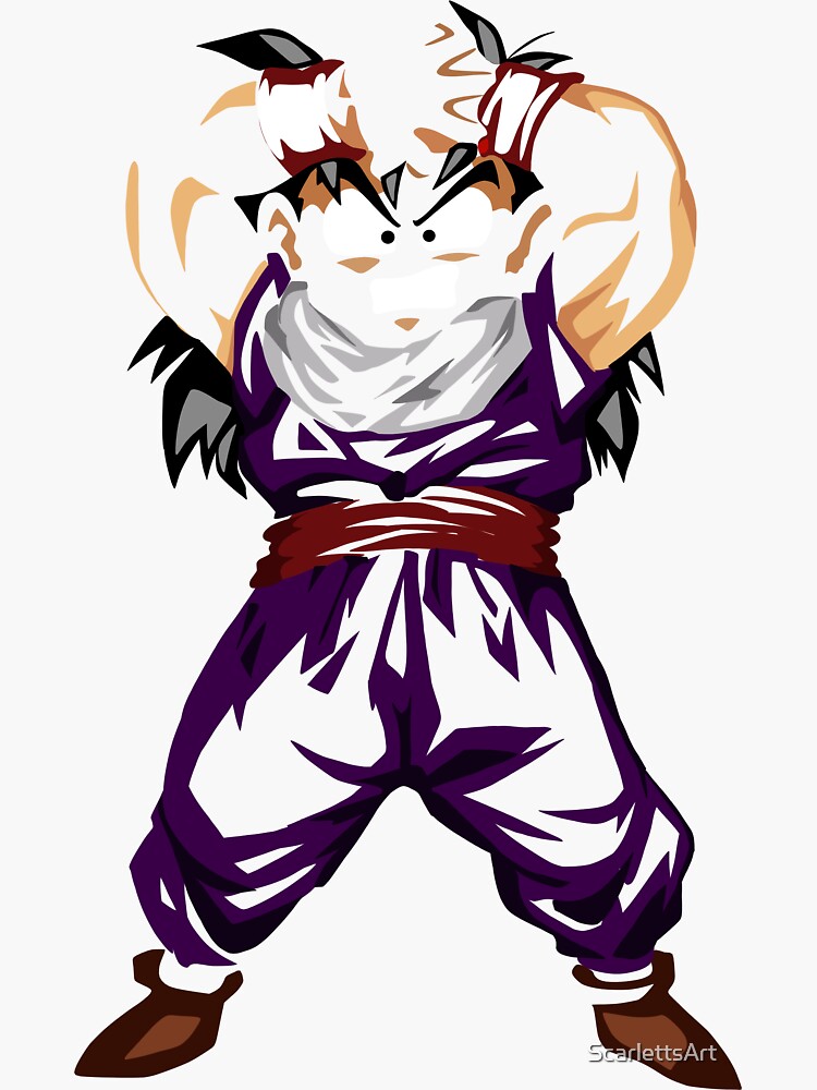 "Gohan " Sticker for Sale by ScarlettsArt | Redbubble