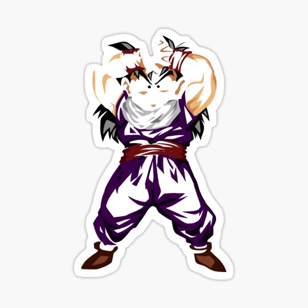 "Gohan " Sticker for Sale by ScarlettsArt | Redbubble