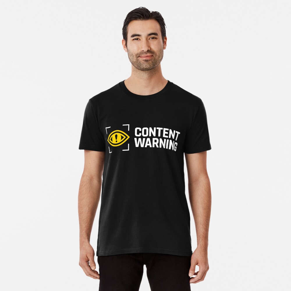 "Content warning logo" Sticker for Sale by Skeevy | Redbubble