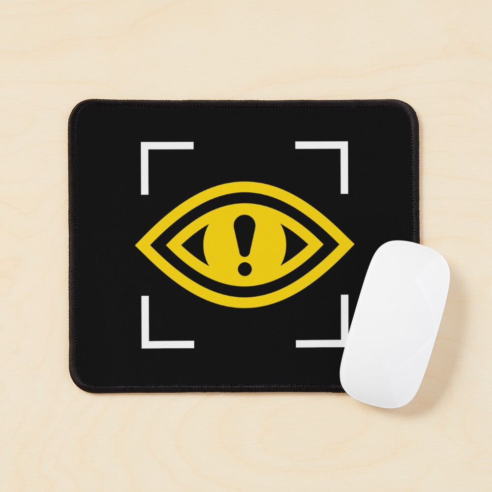 "Content warning logo eye" Sticker for Sale by Skeevy | Redbubble