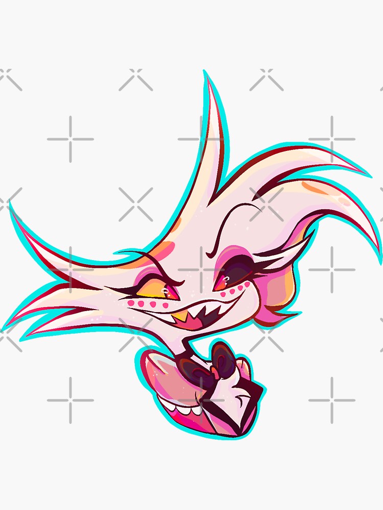 "Angel Dust || Hazbin Hotel Sticker" Sticker for Sale by ViridianityArt ...