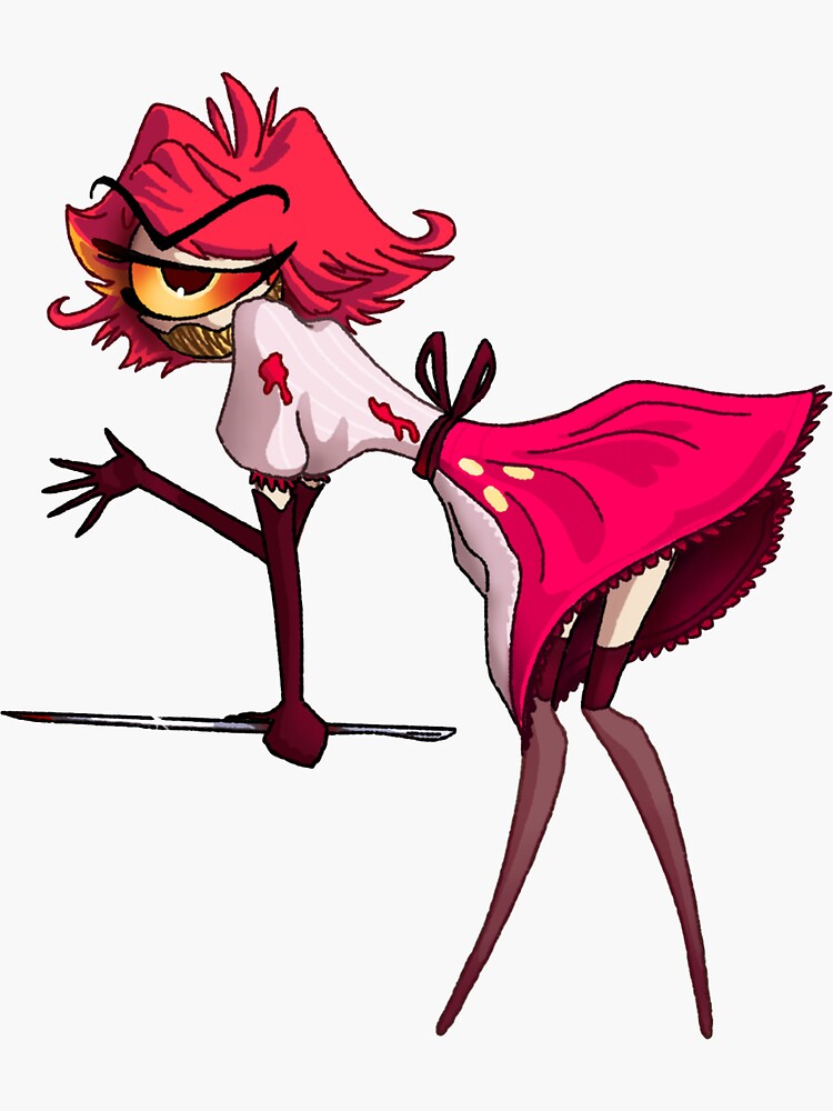 "Nifty - Hazbin Hotel" Sticker for Sale by somethin-sketch | Redbubble