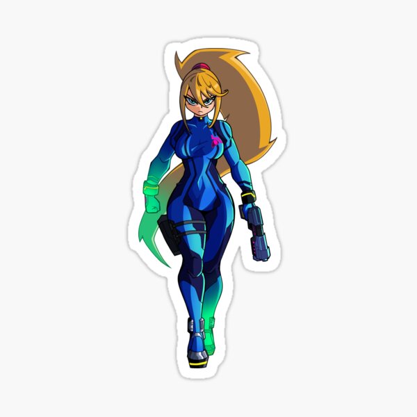 "SAMUS [ZERO]" Sticker for Sale by ishiexe | Redbubble