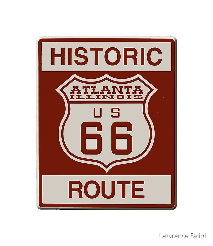 "Atlanta Route 66" by Lawrence Baird | Redbubble