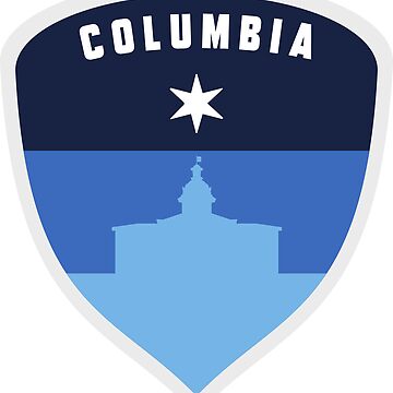 "Columbia SC Flag Badge" Sticker for Sale by ColeTemples | Redbubble
