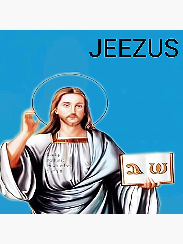 "Jesus Rocks" Poster by reallypathetic | Redbubble