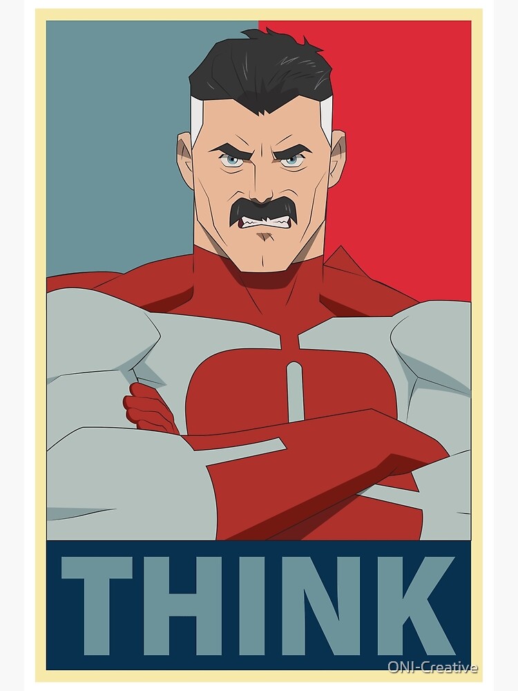"Omni-Man Think Poster" Poster for Sale by ONI-Creative | Redbubble