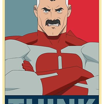 "Omni-Man Think Poster" Poster for Sale by ONI-Creative | Redbubble