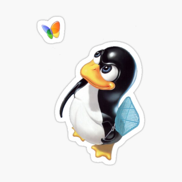 "Penguin Linux" Sticker for Sale by RachelLoveCraft | Redbubble