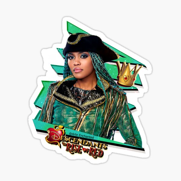 "Uma - Descendants 4 The Rise of Red " Sticker for Sale by Arte ...