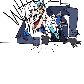 "Neuvillette Wheeze Meme Genshin Impact" Sticker for Sale by puffdipper ...