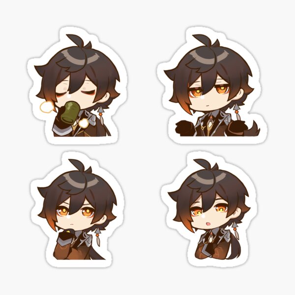 "Zhongli Pack | Genshin Impact" Sticker for Sale by Verthalies | Redbubble