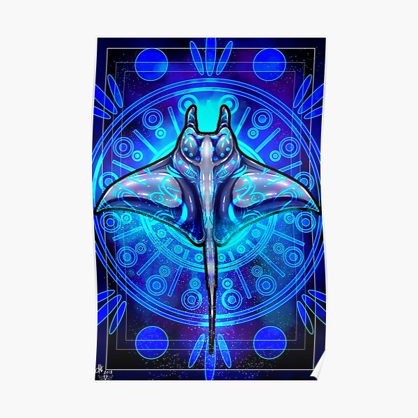 Manta Ray Posters | Redbubble