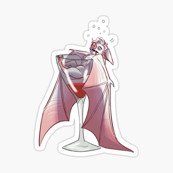 "Drunk Batstarion (1)" Sticker for Sale by thegloriousvoid | Redbubble