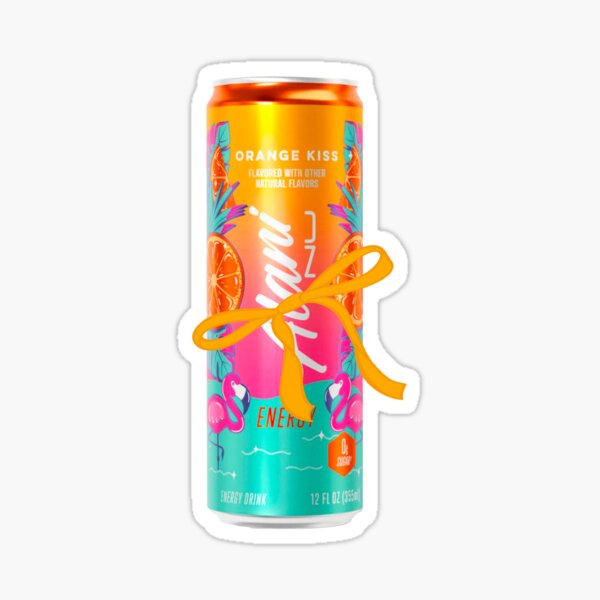 "Alani Nu Orange Kiss" Sticker for Sale by Kayleefannin | Redbubble