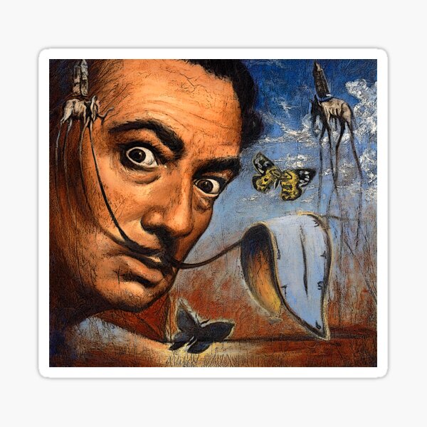 "Dali Art" Sticker for Sale by child-of-oak | Redbubble