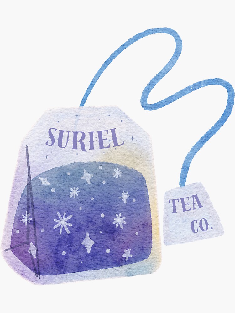 "Suriel Tea " Sticker for Sale by darkcupiddesign | Redbubble