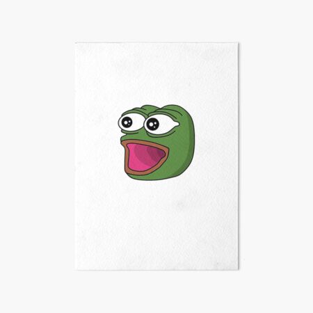 "POGGERS Emote" Art Board Print by KingClothes | Redbubble