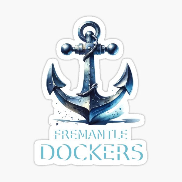 "Fremantle Dockers Football Club - Anchor" Sticker for Sale by BetweenThePosts | Redbubble