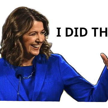 "Danielle Smith Meme" Sticker for Sale by BackgroundPixel | Redbubble