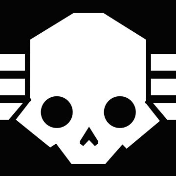 "Helldiver Logo White" Sticker for Sale by D D | Redbubble