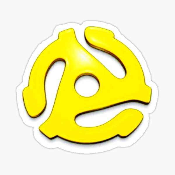 "45 RPM Record Adapter" Sticker by bartools | Redbubble