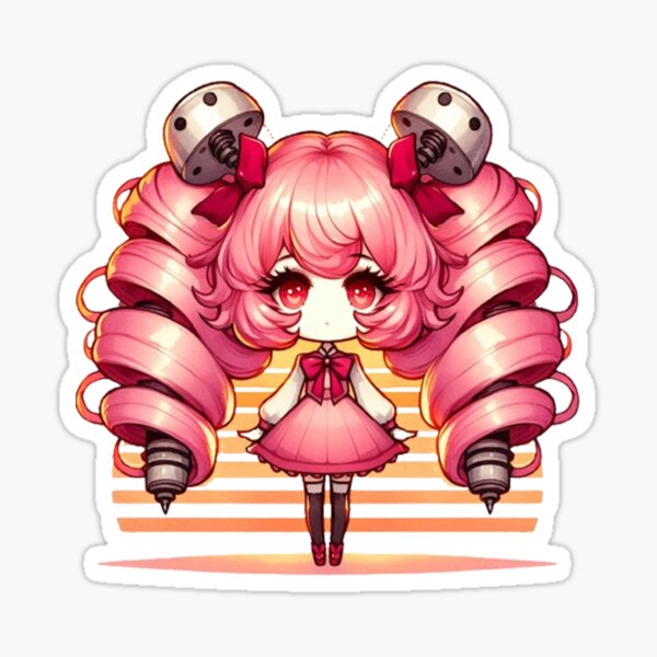 "Kasane Teto" Sticker for Sale by clarkfraser | Redbubble