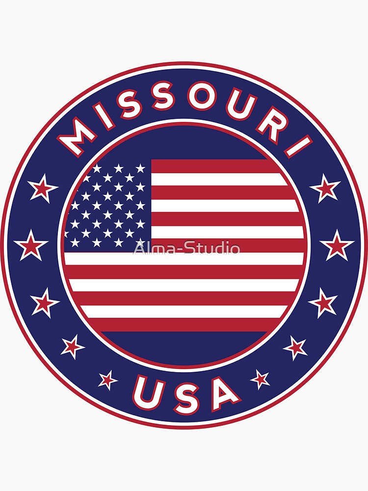 "Missouri, USA" Sticker by Alma-Studio | Redbubble