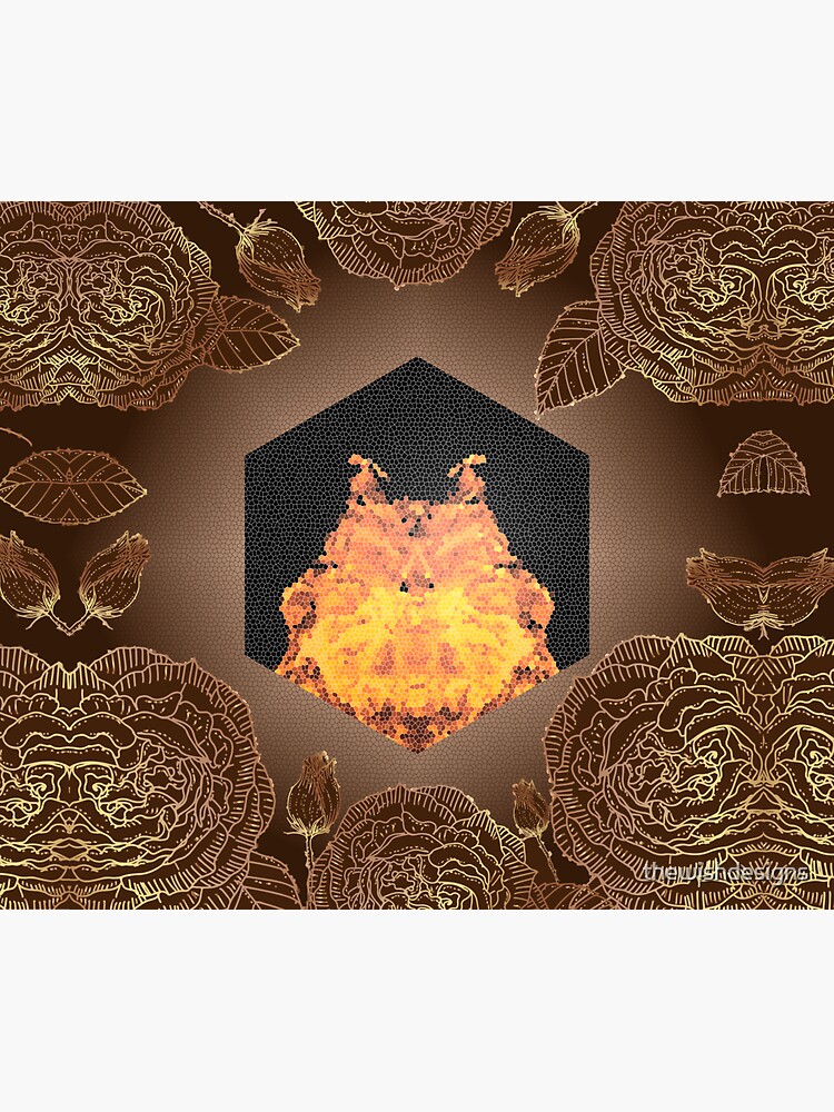 "Fire hexagon abstract - Fire sign - The Five Elements Abstract Symbol ...