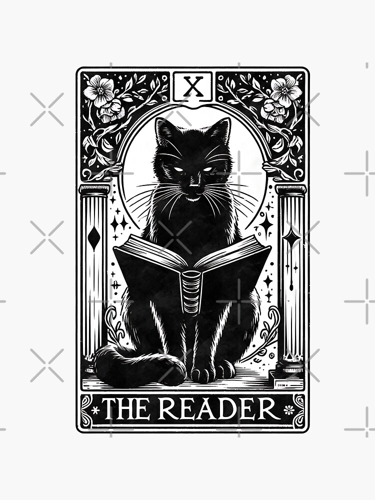 "The Reader - Tarot card" Sticker for Sale by Anniebuh | Redbubble