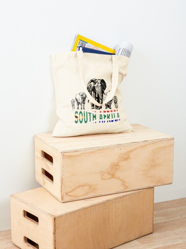 "Africa's Big Five for South Africa Fans" Tote Bag for Sale by Scotch ...