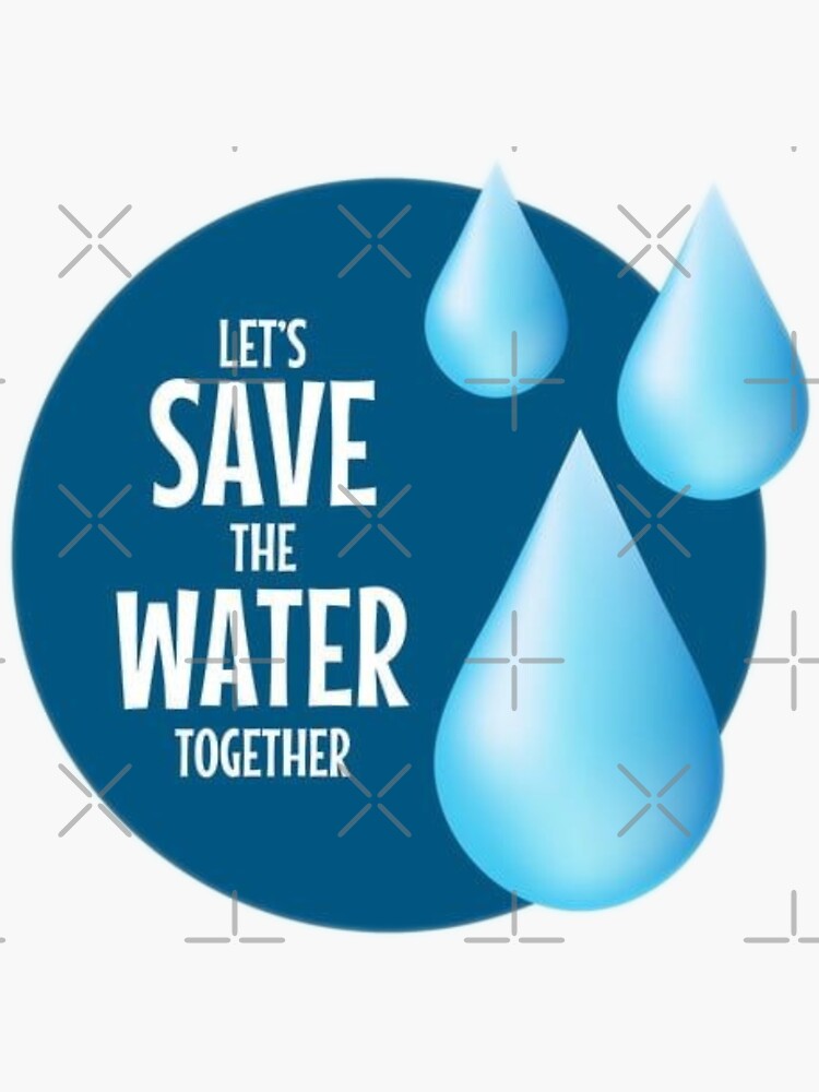 "water conservation" Sticker for Sale by DIB SHOP | Redbubble