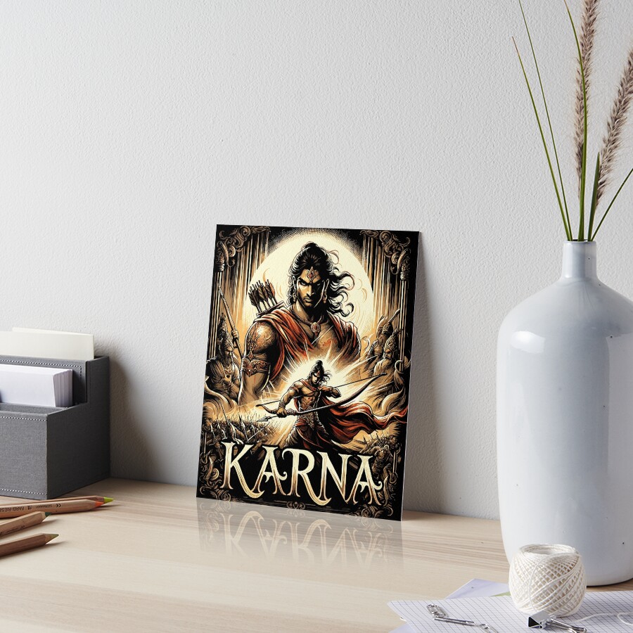 "KARNA | VASUSENA | MAHABHARATA GOD" Poster for Sale by PSYNOVA | Redbubble