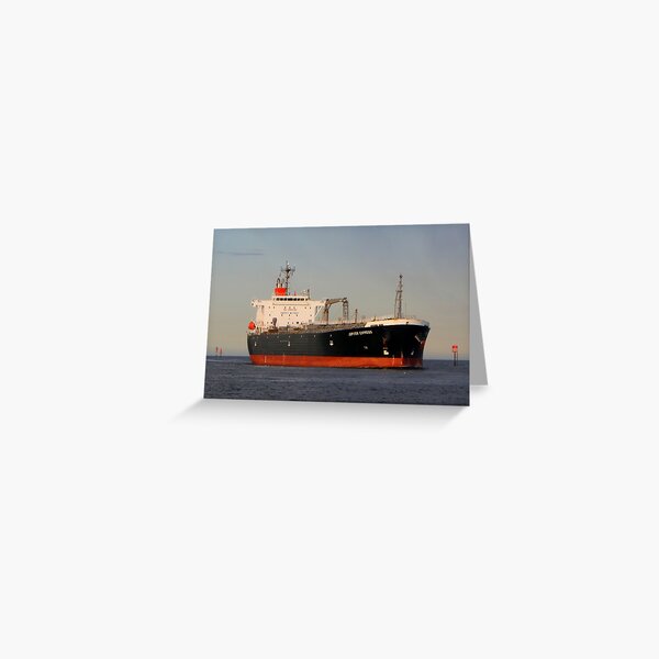 "Oil tanker cargo ship" Greeting Card for Sale by FranWest | Redbubble
