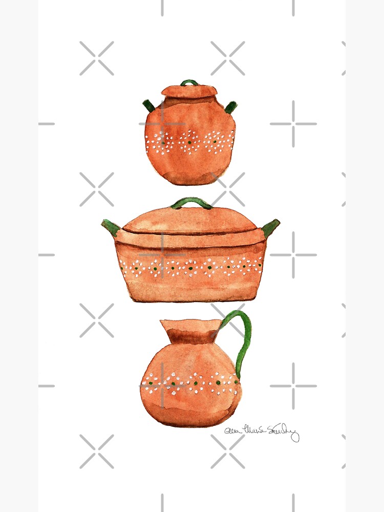 "Mexican Clay Pots" Sticker for Sale by amariastudio | Redbubble