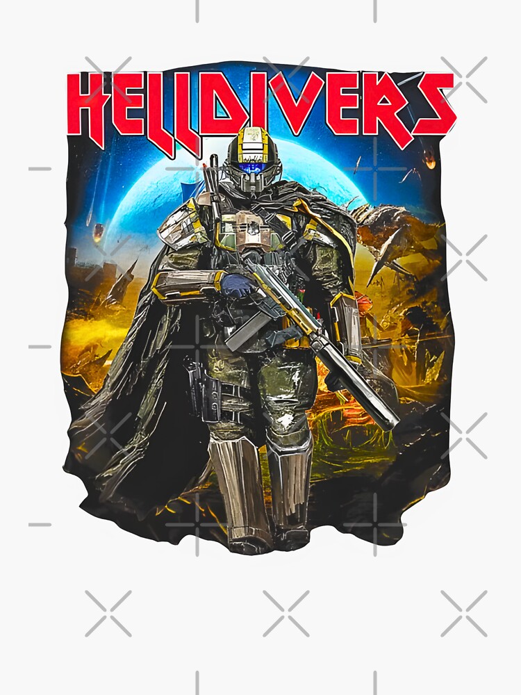 "Helldivers 2 Skull" Sticker for Sale by lyusxzn | Redbubble