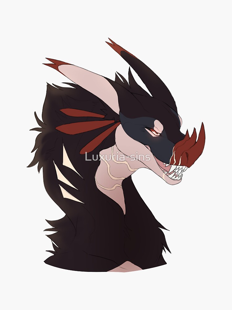 "Grinning Sochuri - Creatures of Sonaria" Sticker for Sale by Luxuria ...